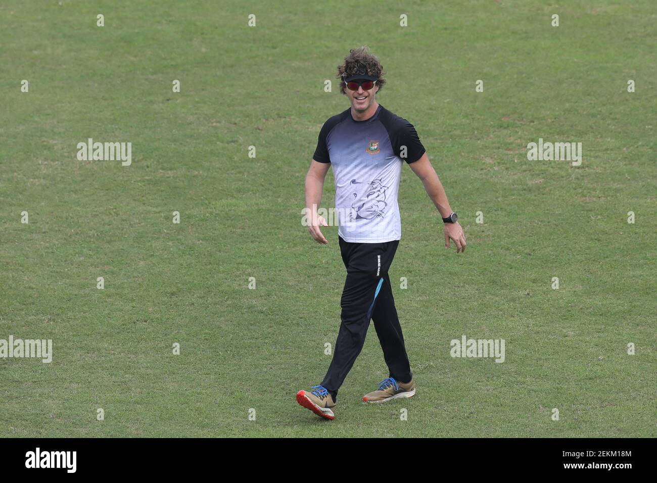 Bangladesh National Cricket Team Physiotherapist Julian Calefato during ...