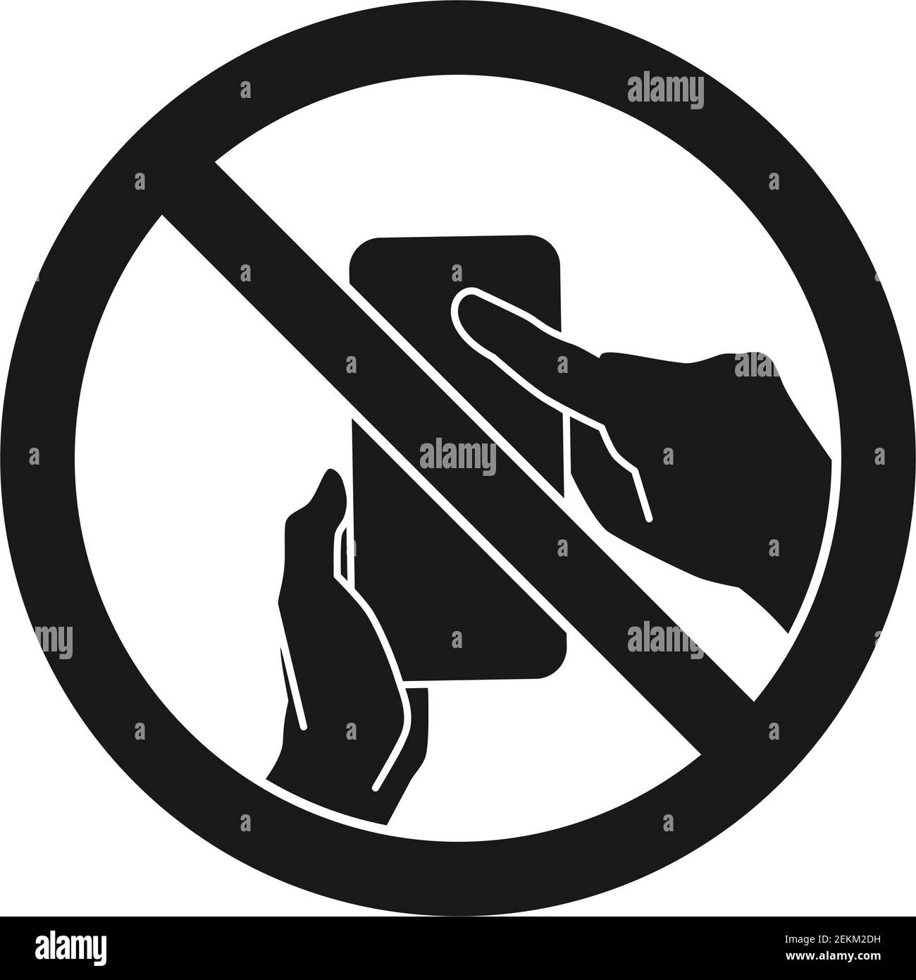 No social media symbol or sign for social media detox concept in ...