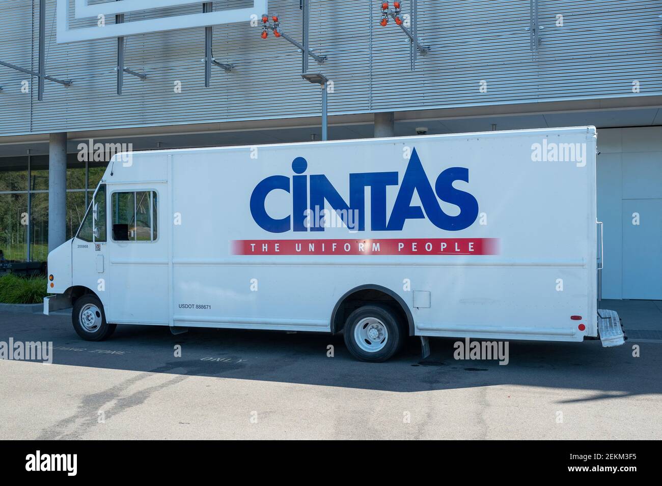 Vehicle with logo for Cintas uniform management company, San Ramon ...