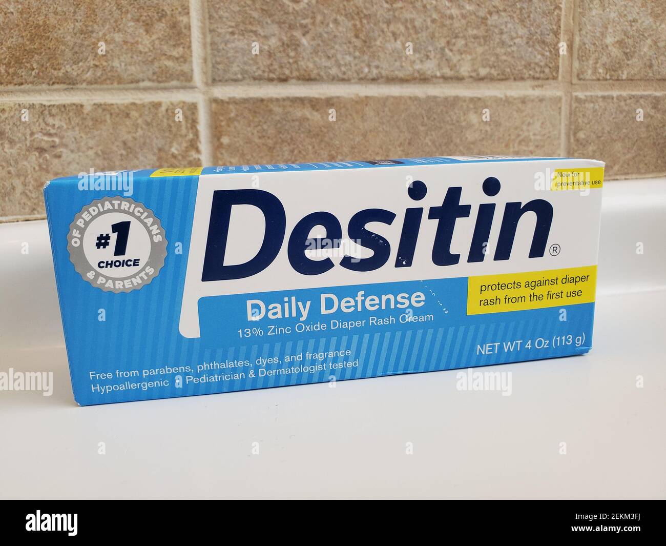 Close-up of Desitin from parent company Desitin Arzneimittel GmbH in a ...