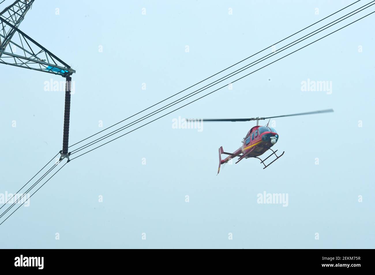 CHUZHOU, CHINA - SEPTEMBER 22, 2020 - State Grid staff piloted ...