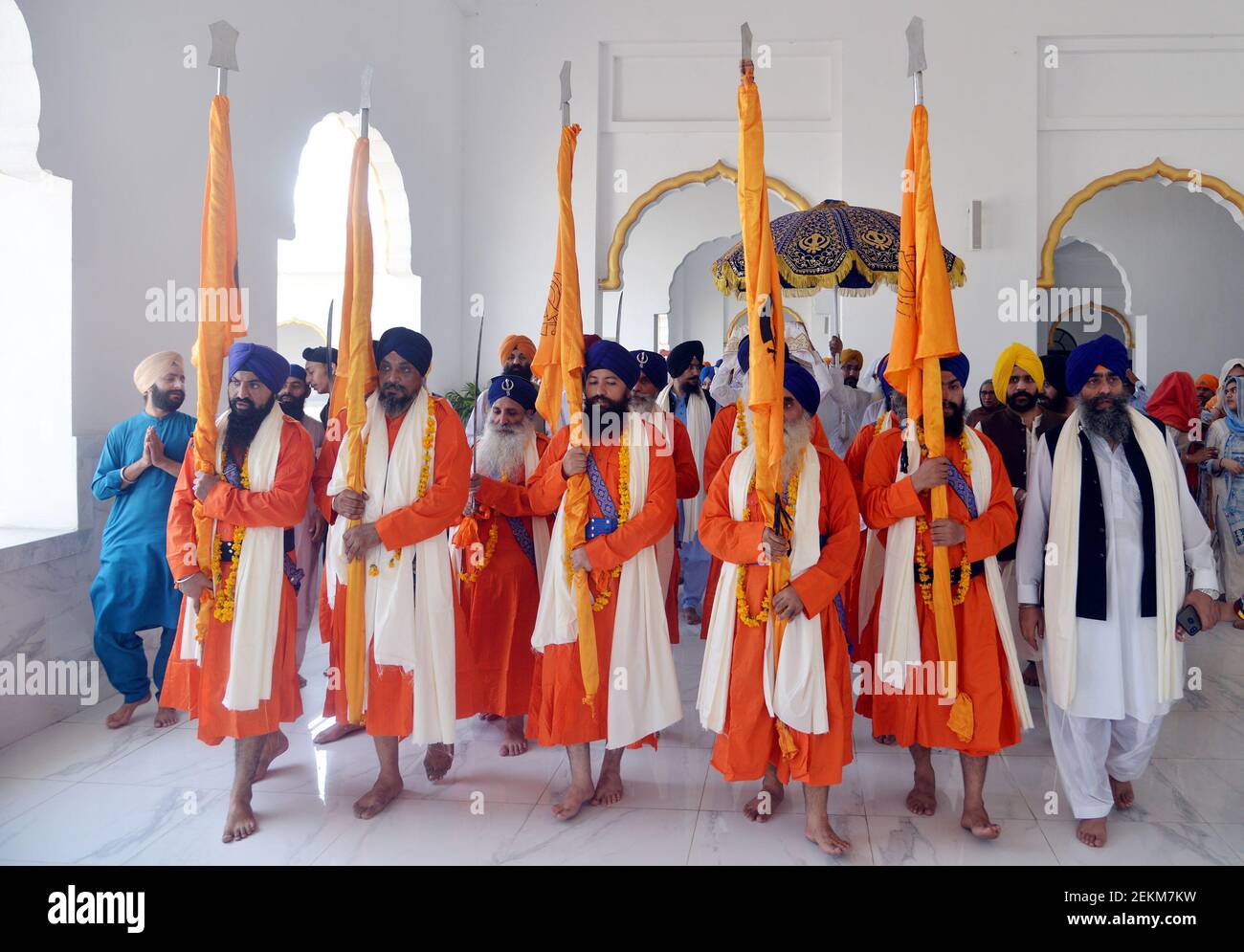 Sikh community in large numbers from Pakistan and other countries are ...
