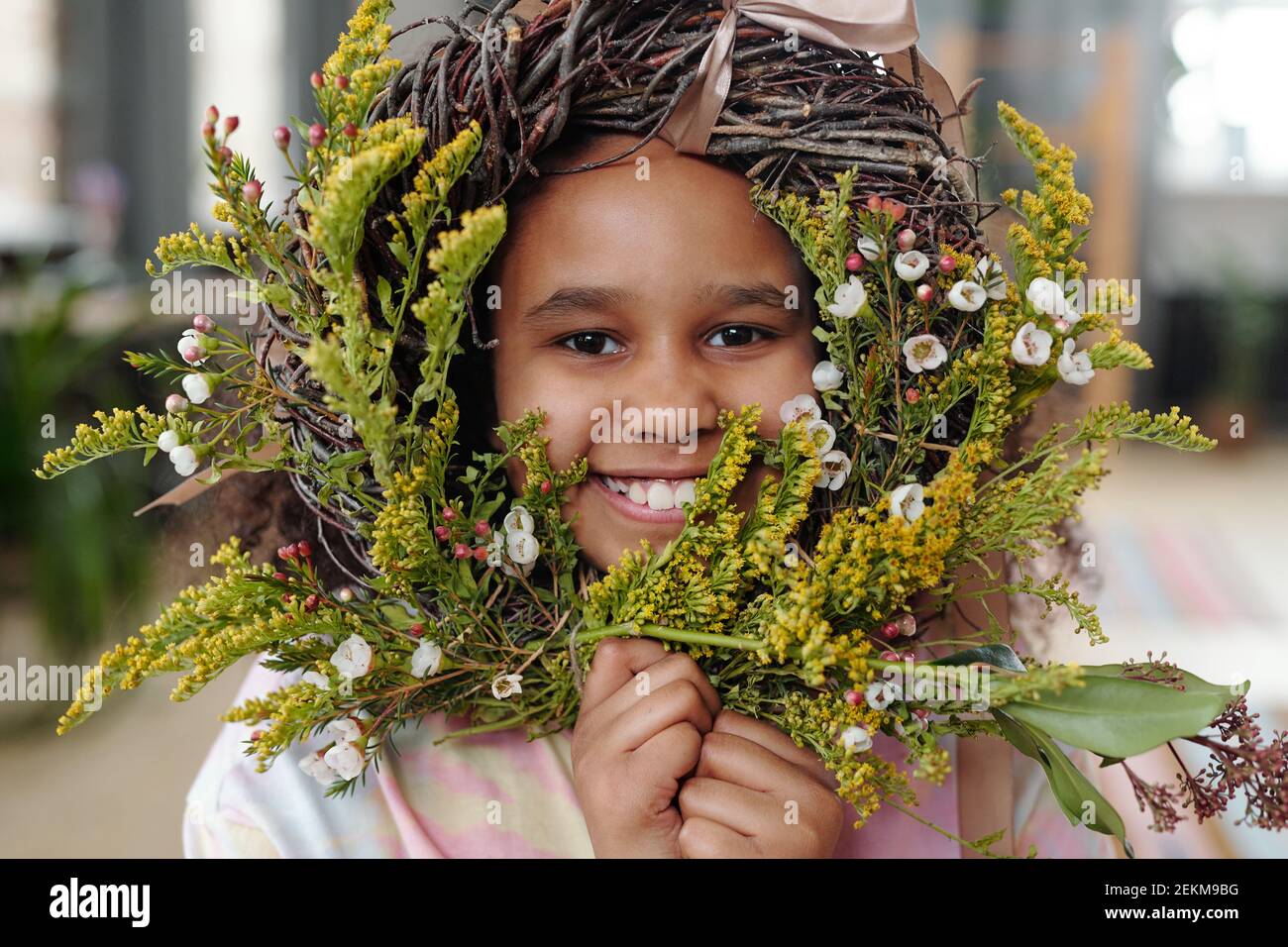 Happy african girl hi-res stock photography and images - Alamy