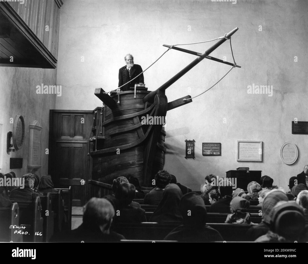 ORSON WELLES as Father Mapple in MOBY DICK 1956 director JOHN HUSTON ...