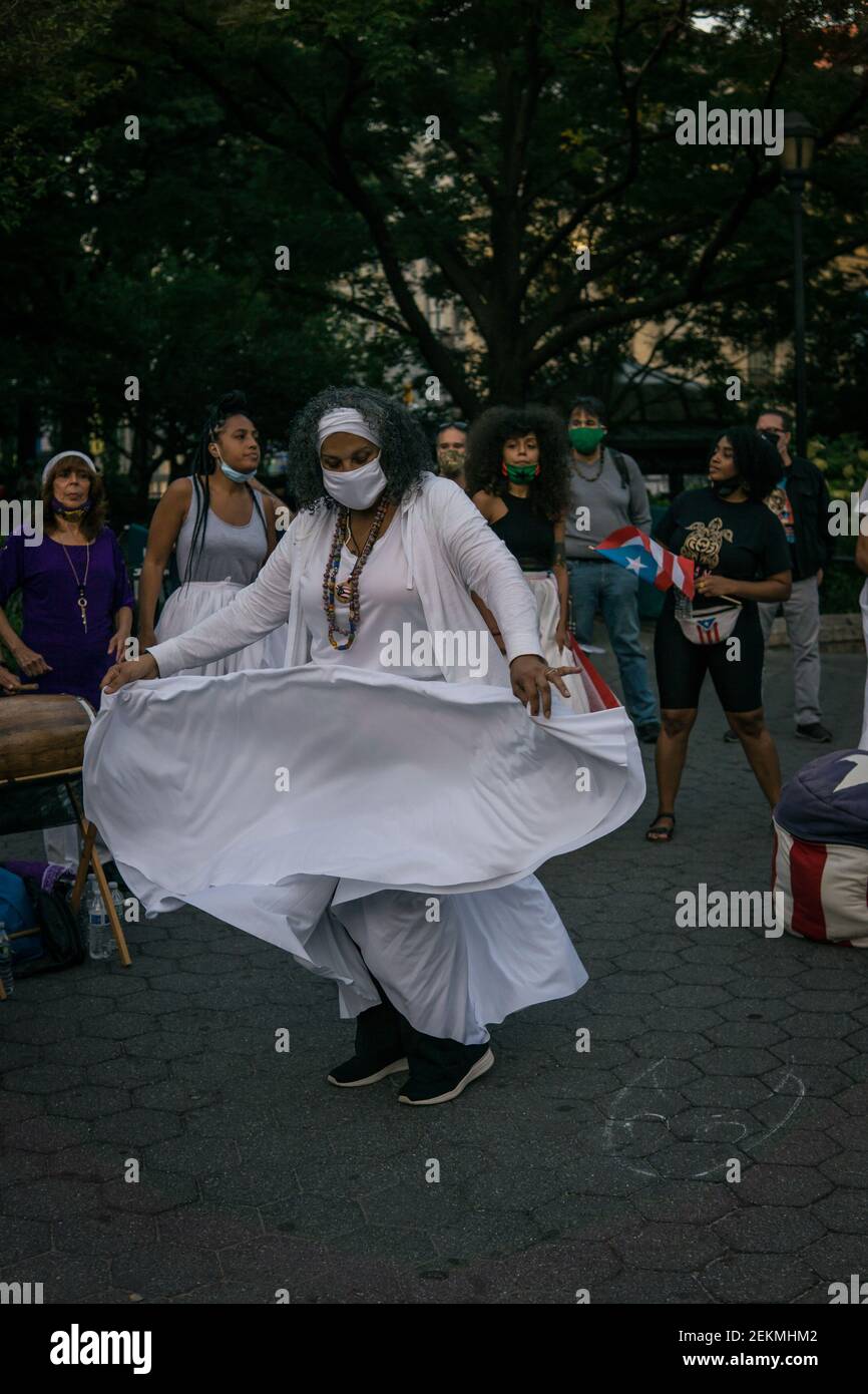 Puerto Ricans in NYC commemorate the uprising in Lares, Puerto Rico ...