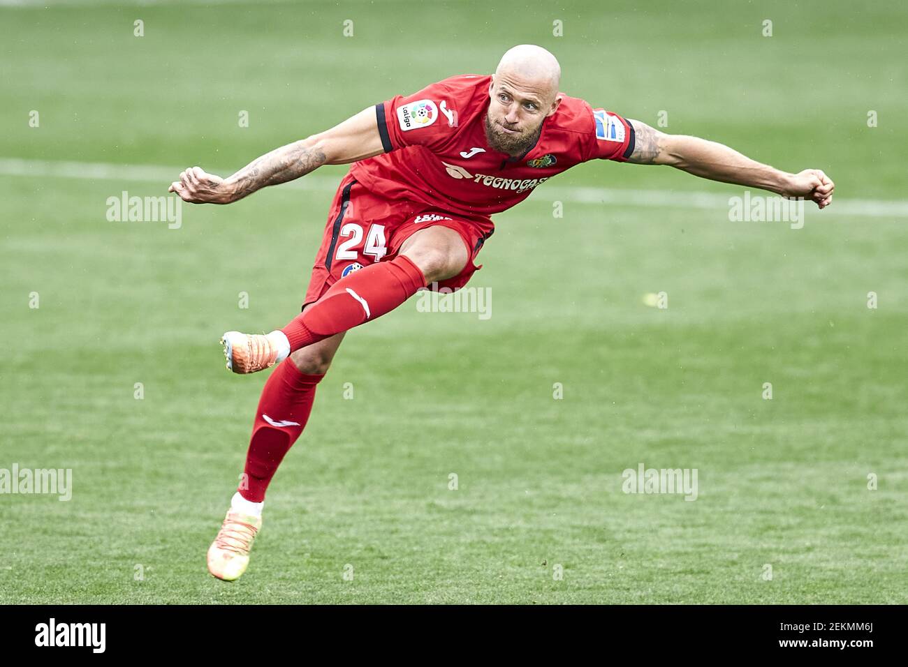 David Timor of Getafe C.F during the La Liga match between Deportivo ...
