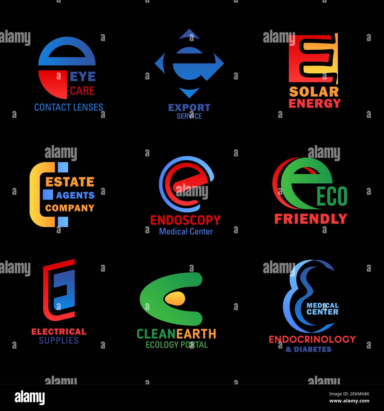 Ene logo hi-res stock photography and images - Alamy