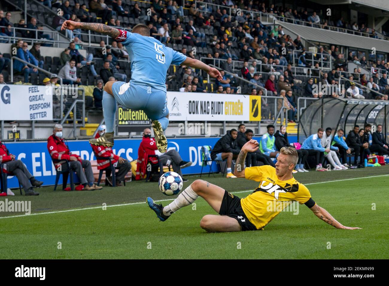 BREDA, Netherlands, 26-09-2020, football, Rat verleghstadium, Dutch ...