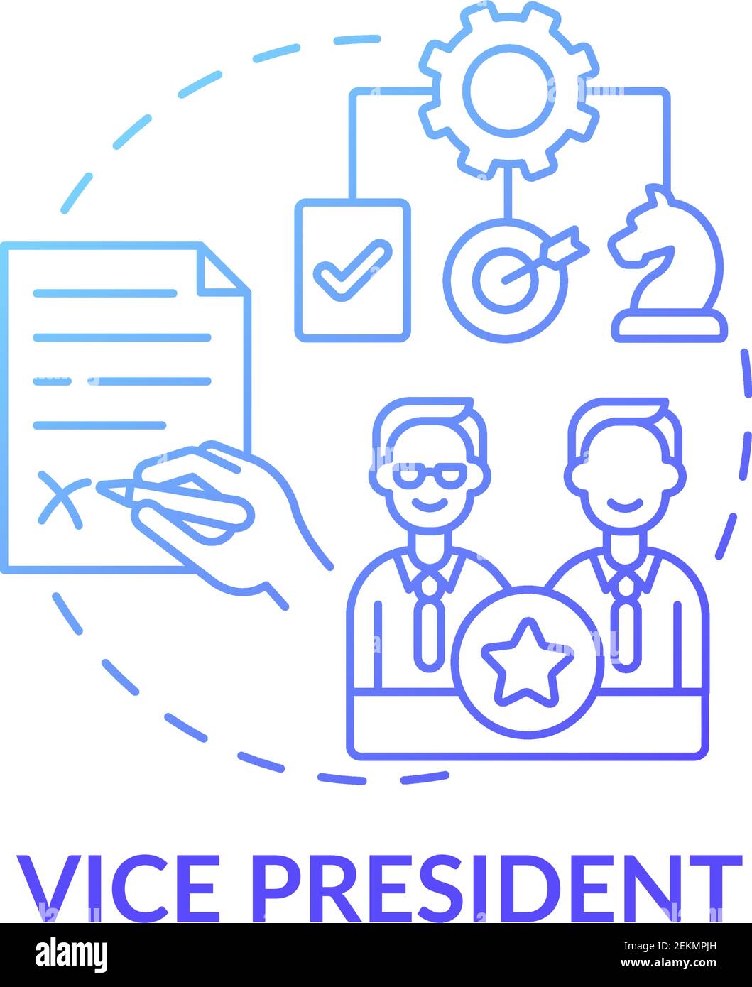 Vice president concept icon Stock Vector Image & Art - Alamy