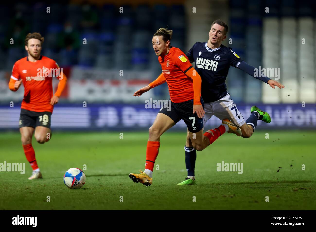 Kenilworth Road, Luton, Bedfordshire, UK. 23rd Feb, 2021. English ...