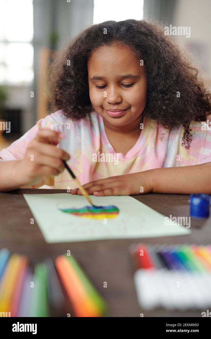 Children making card home hi-res stock photography and images - Alamy