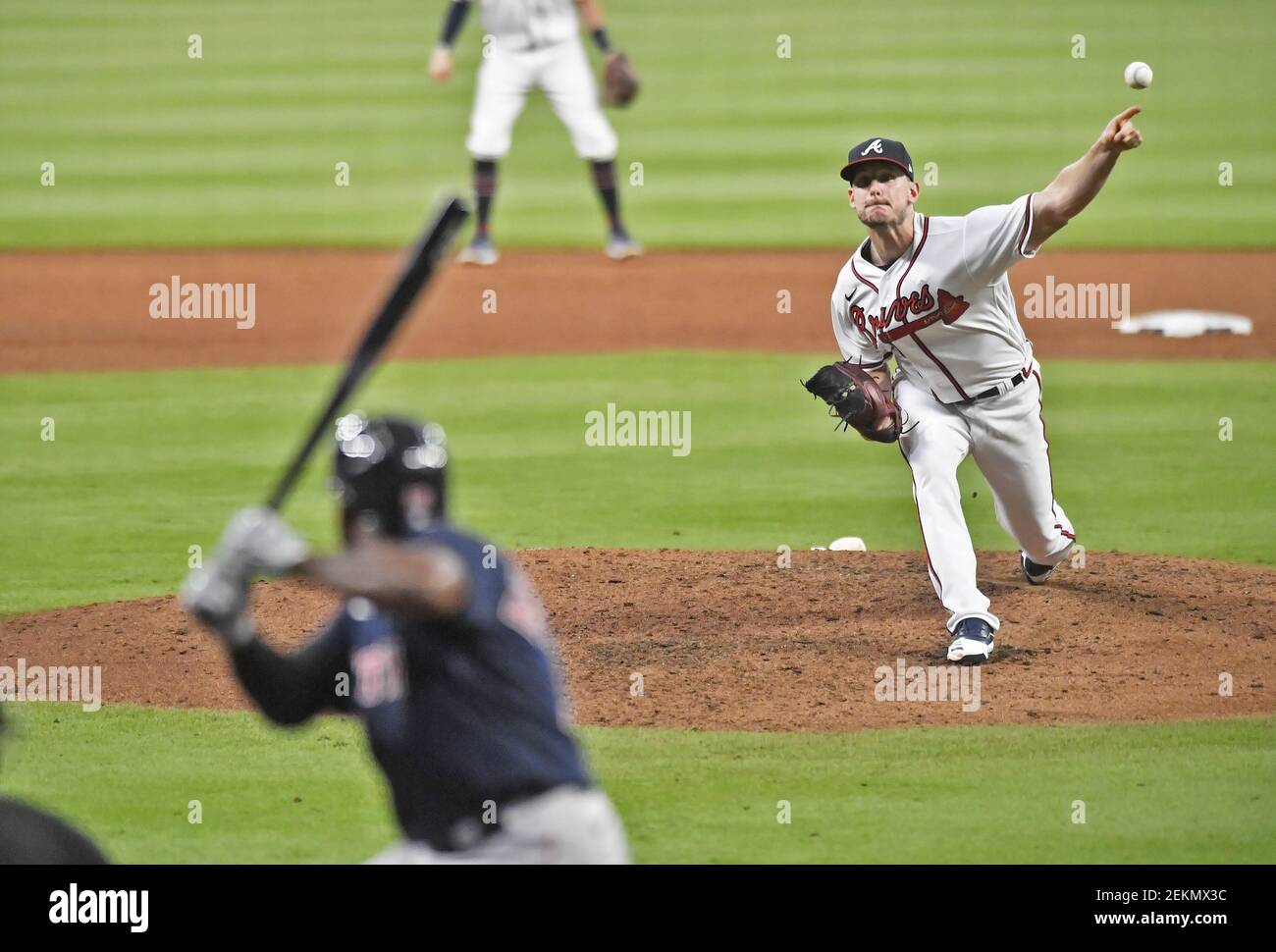 September 26, 2020: Atlanta Braves pitcher Grant Dayton delivers a ...