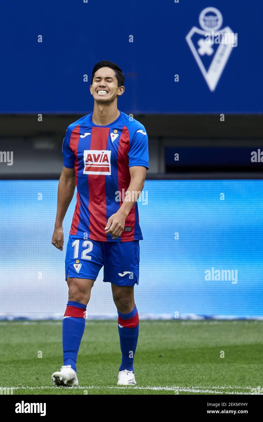 Yoshinori Muto of SD Eibar during the La Liga match between SD Eibar ...