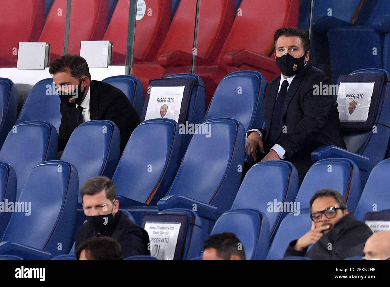 Dan Friedkin , AS Roma President (R) and Ryan Friedkin attend the Serie ...