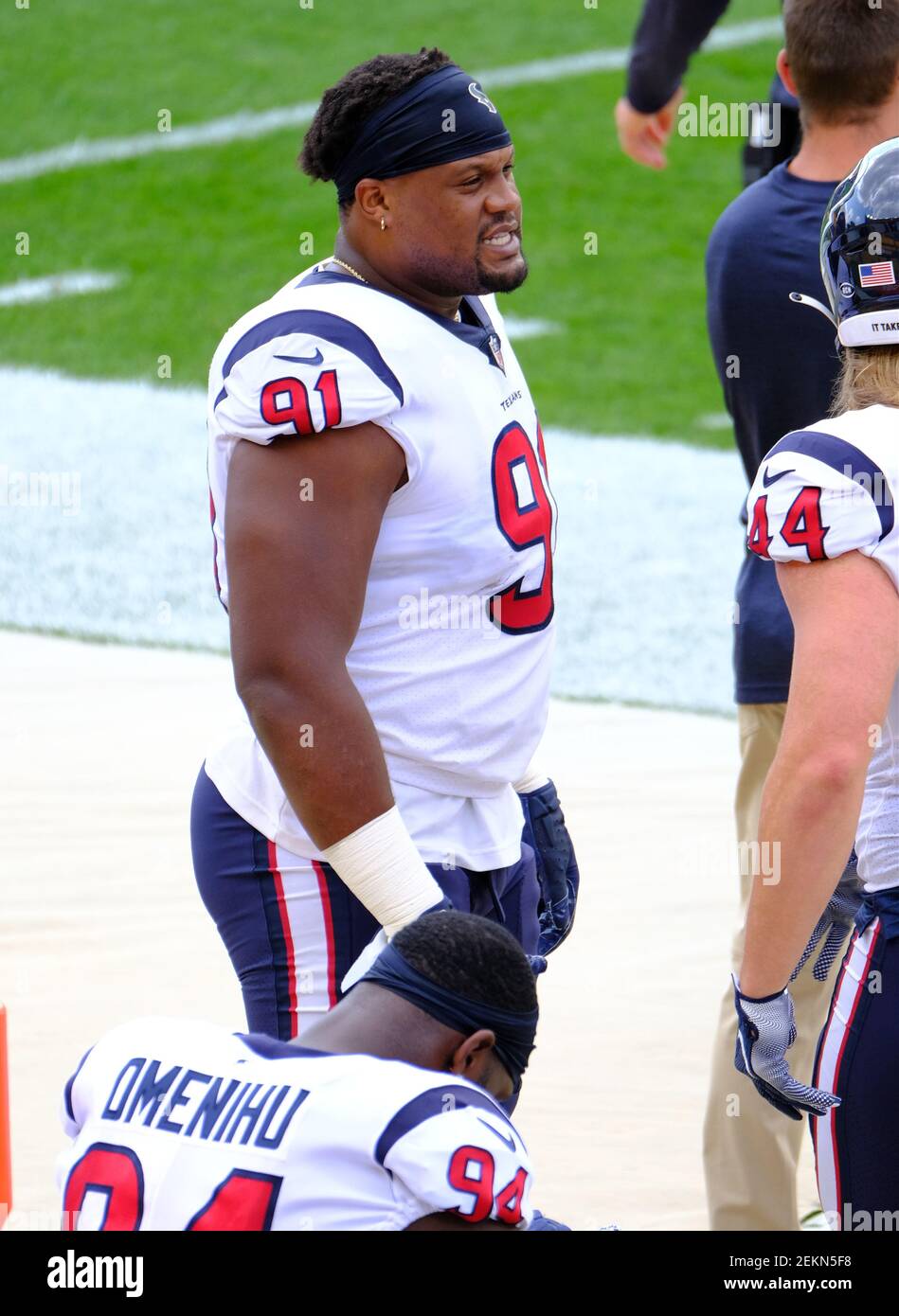 September 27th, 2020: Carlos Watkins #91 during the Pittsburgh Steelers ...