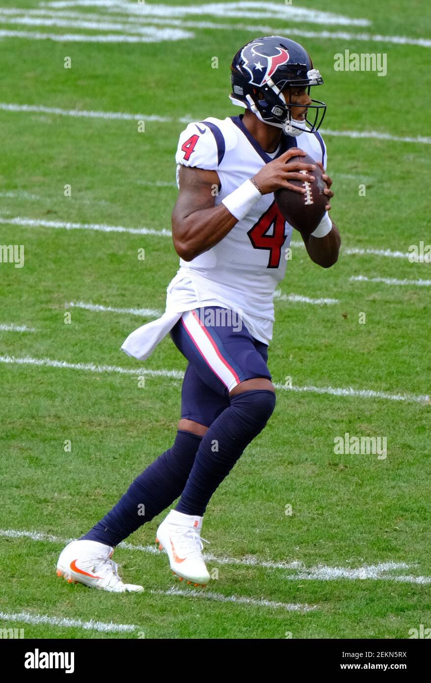 September 27th, 2020: Deshaun Watson #4 during the Pittsburgh Steelers ...