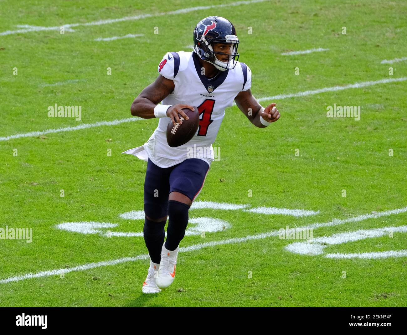 September 27th, 2020: Deshaun Watson #4 during the Pittsburgh Steelers ...