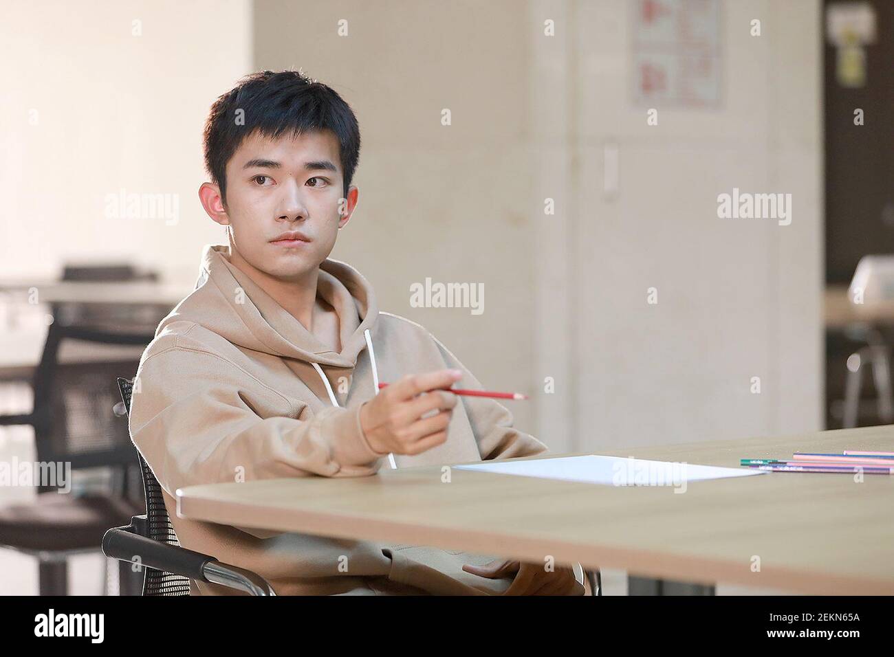 Chinese singer, dancer and actor Jackson Yee shoots MV before the 29th ...