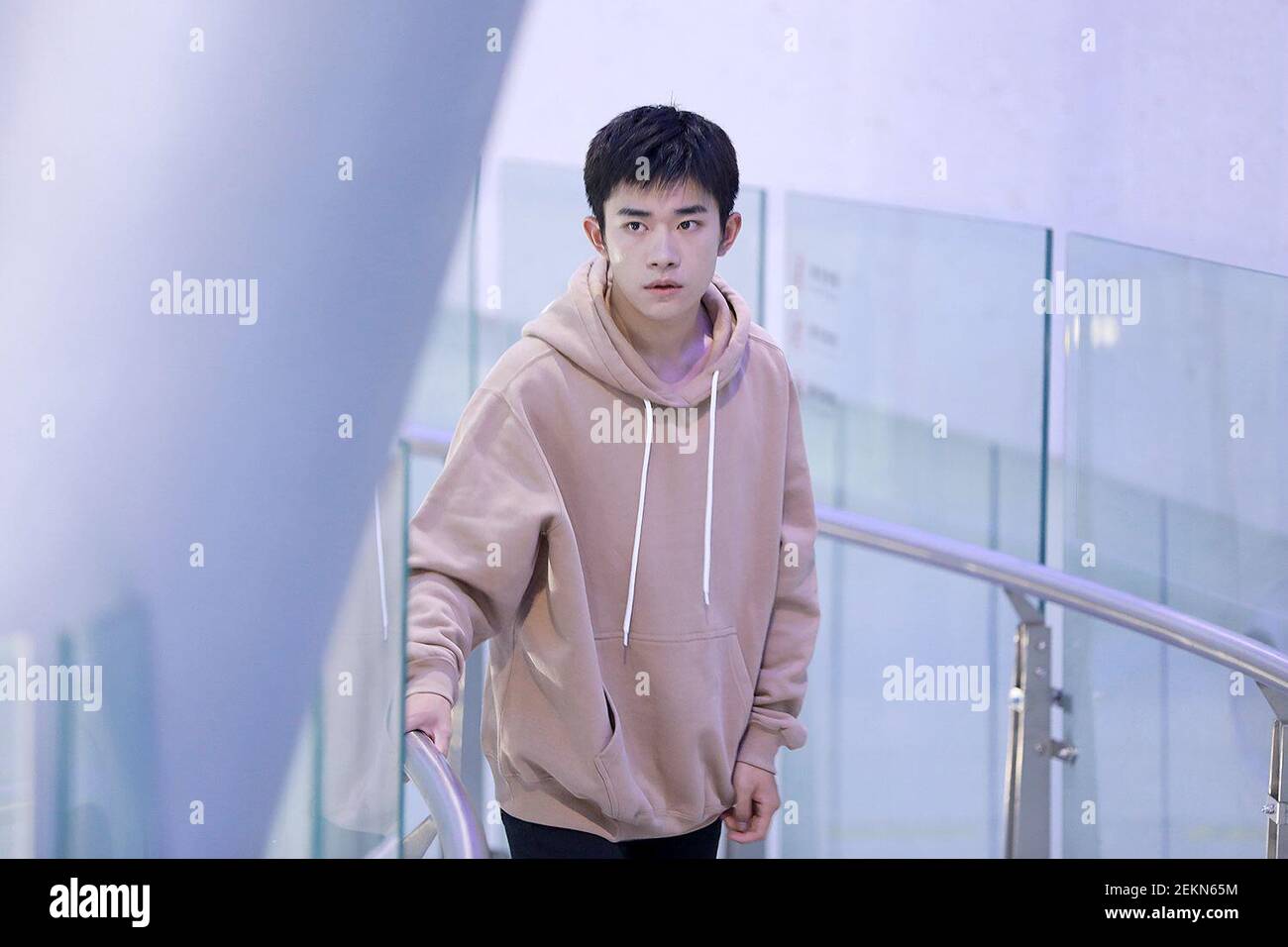 Chinese singer, dancer and actor Jackson Yee shoots MV before the 29th ...