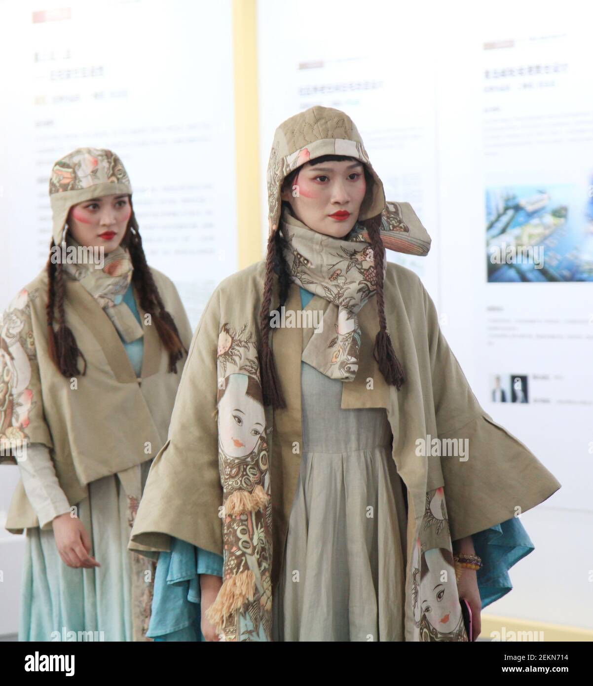 Models display the excellent work of the Creative Fashion Design ...