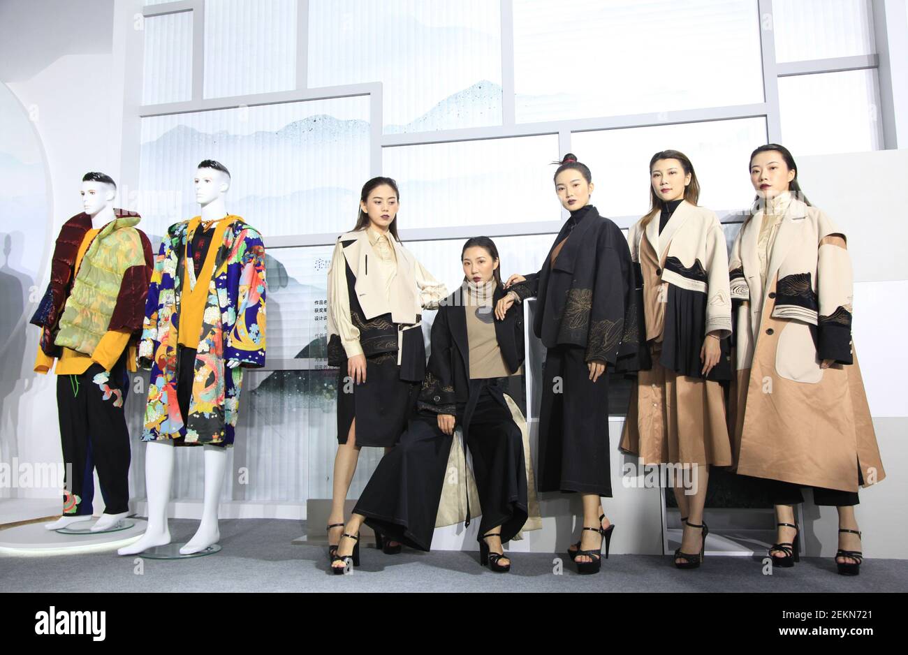 Models display the excellent work of the Creative Fashion Design ...