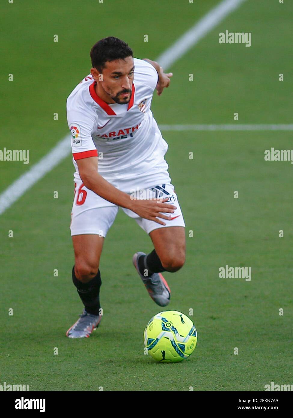 Jesus Navas of Sevilla FC during the La Liga match between Cadiz CF and ...