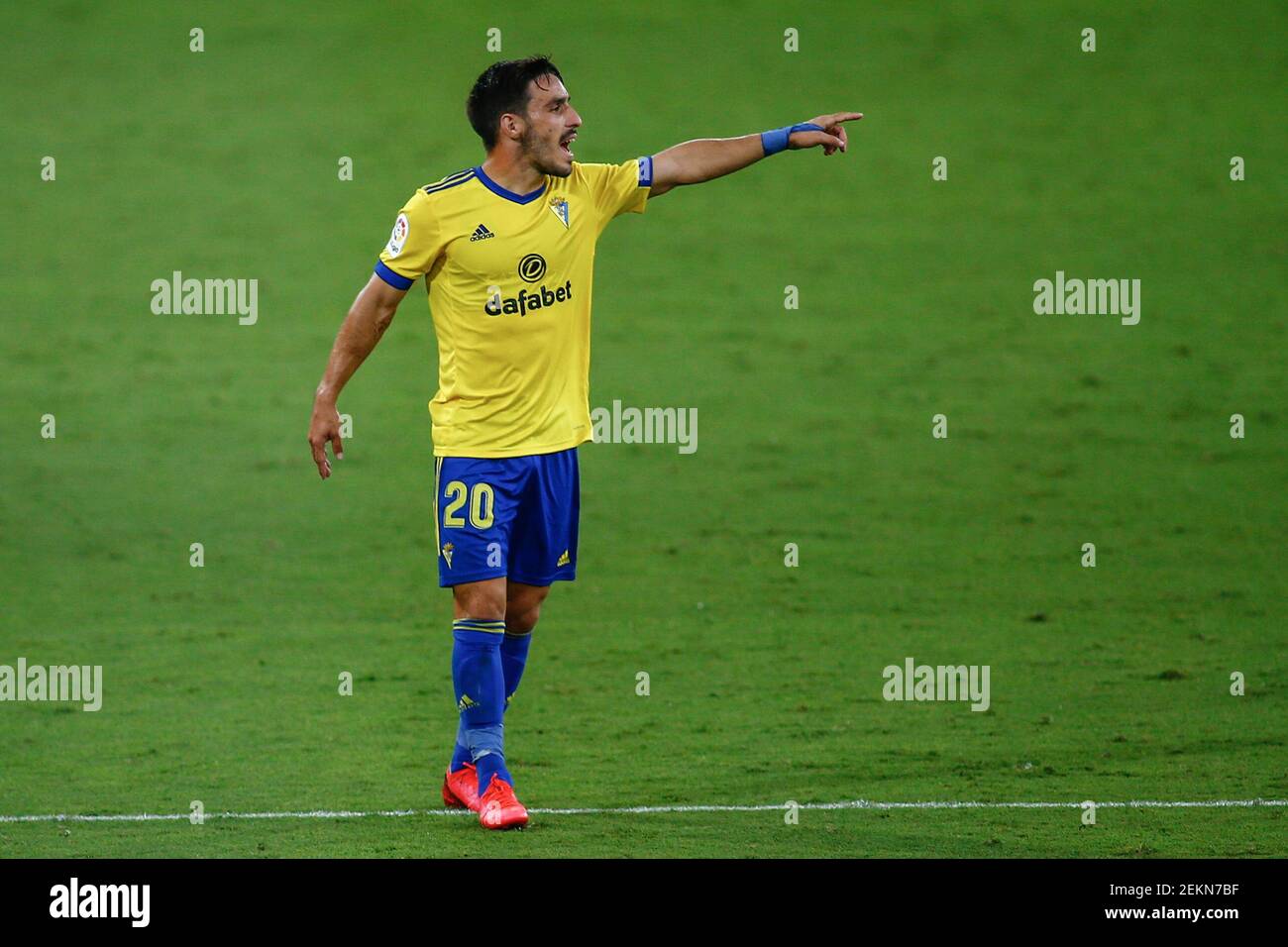 Isaac Carcelen Iza of Cadiz CF during the La Liga match between Cadiz ...