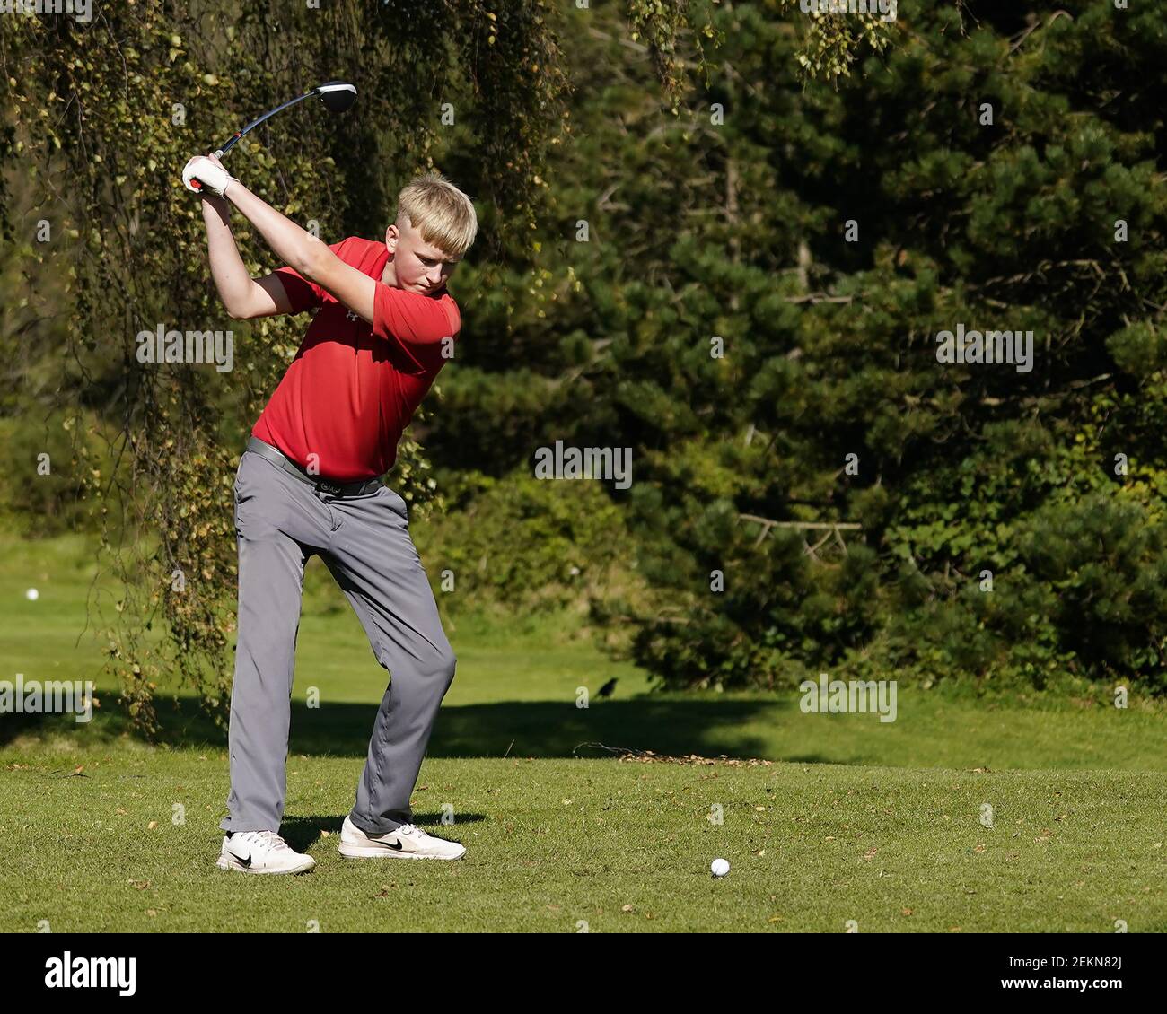 Sam Jackson in action during the Junior European Open Regional Finals ...