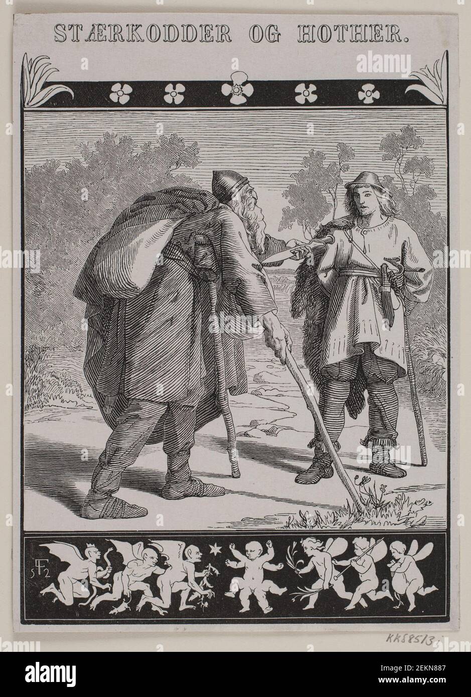 Johan Aagaard (1818-1879); Lorenz Froelich (1820-1908), Stauses and ...