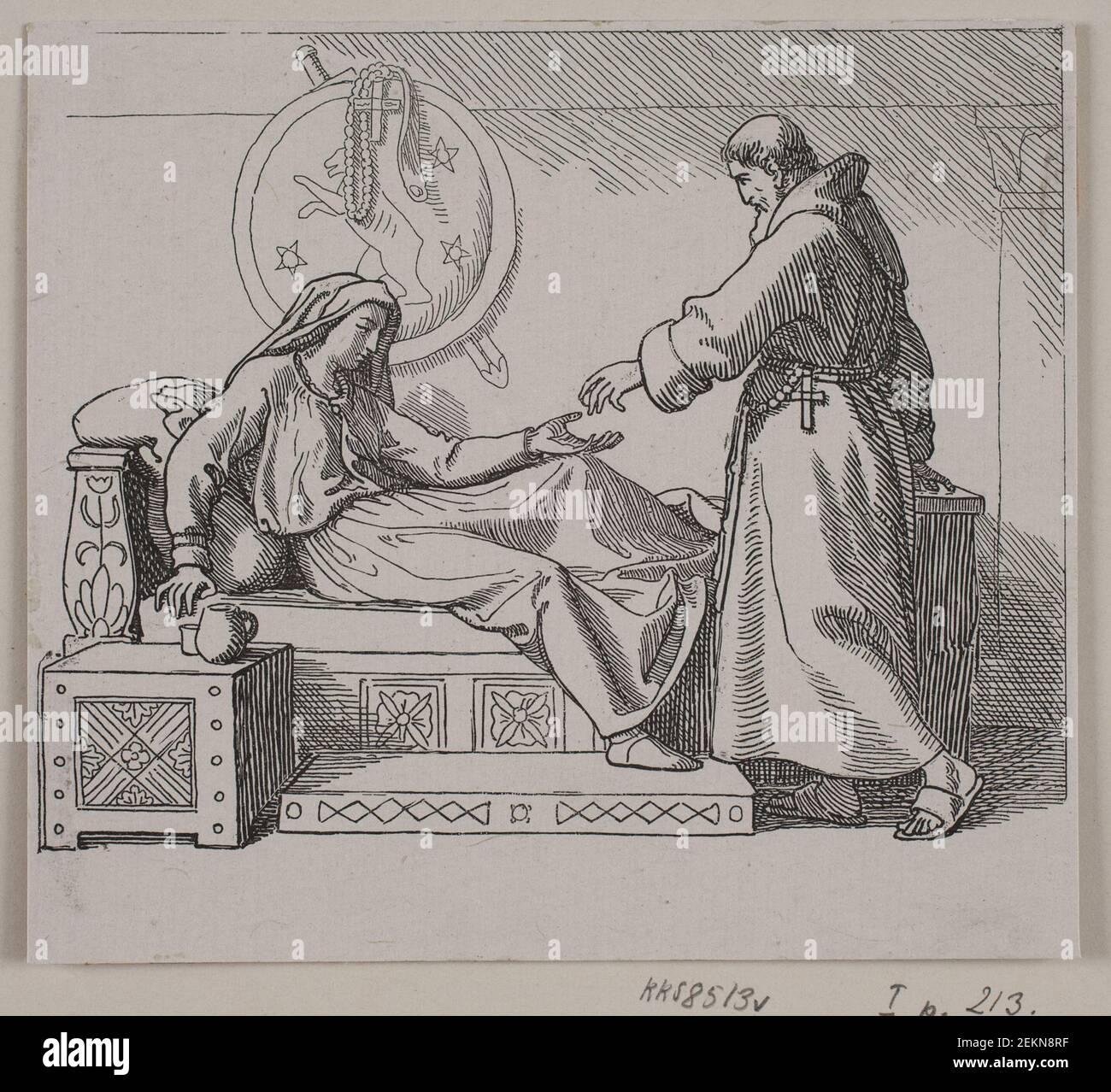 Lorenz Froelich (1820-1908), illustration for "Svend Tveskaeg's train ...