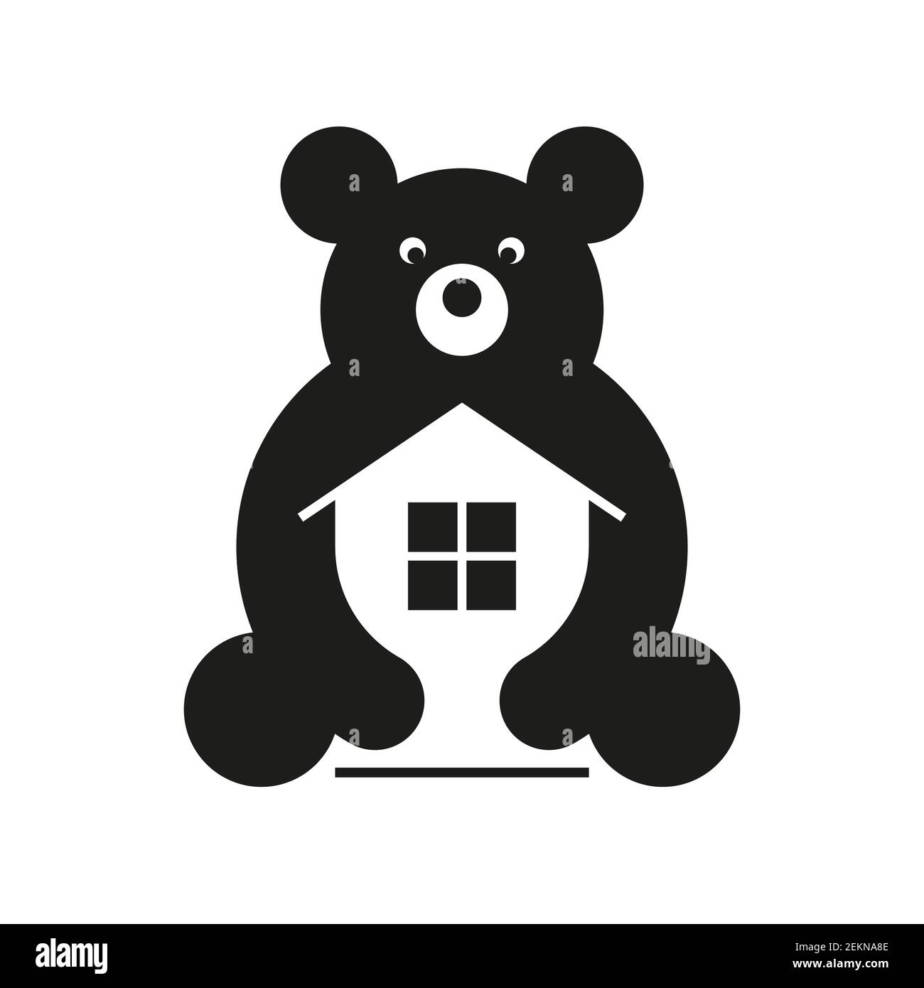 Construction bear logo hi-res stock photography and images - Alamy