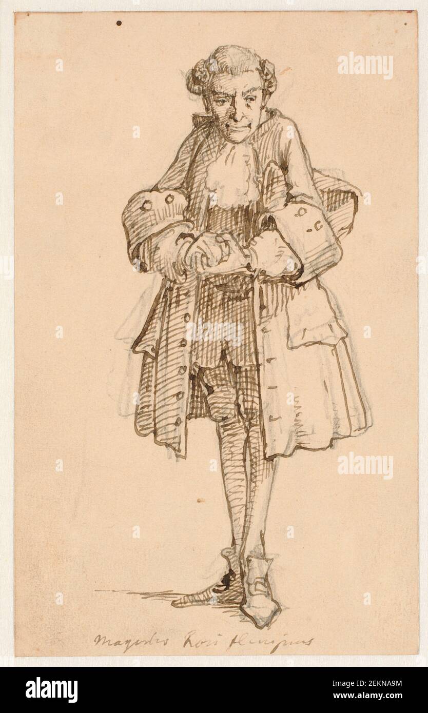 Wilhelm Marstrand (1810-1873), "Magister Rosiflengius" (the happy ...
