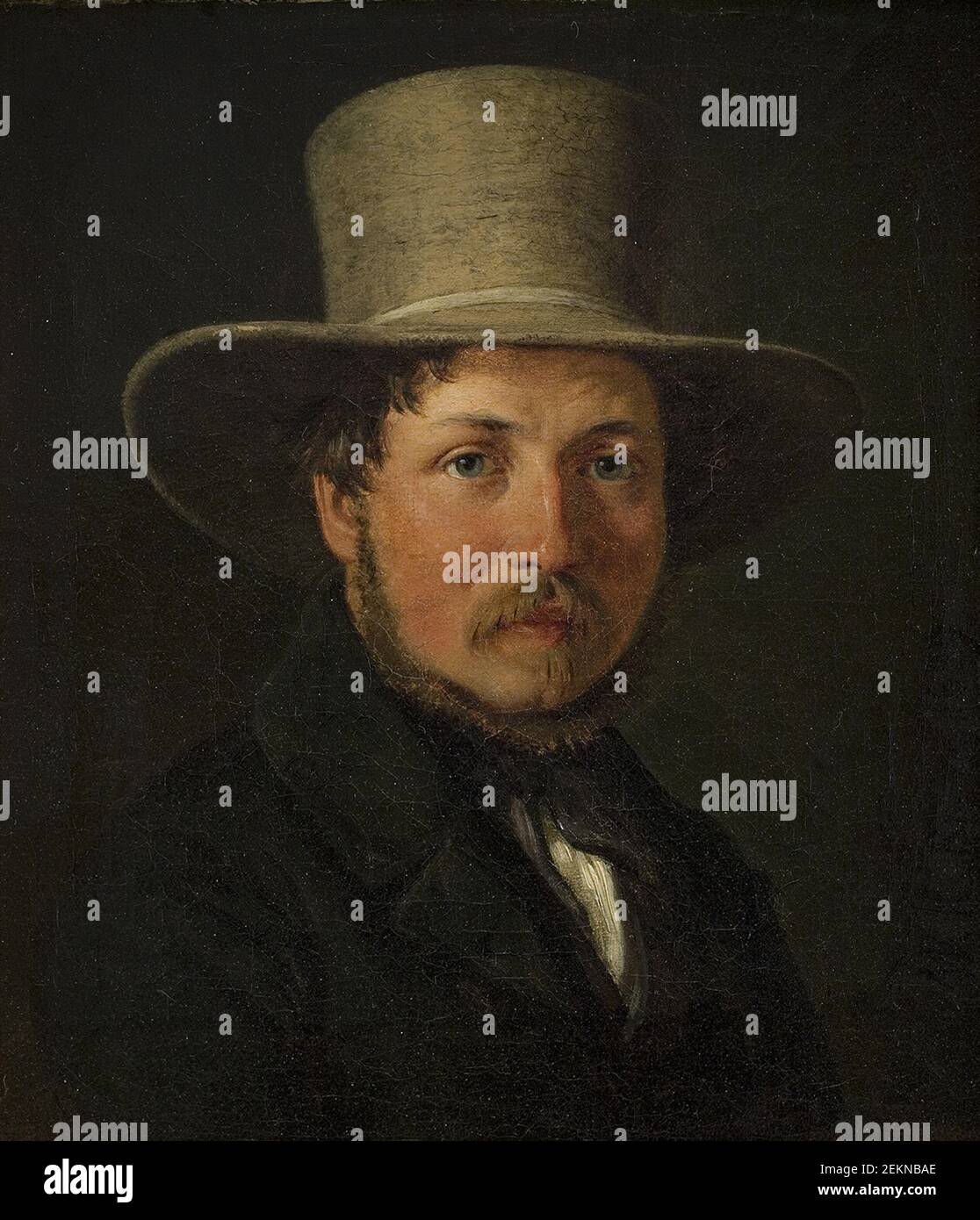 Wilhelm Marstrand (1810-1873), Painter Christen Koebke, 1839 Stock ...