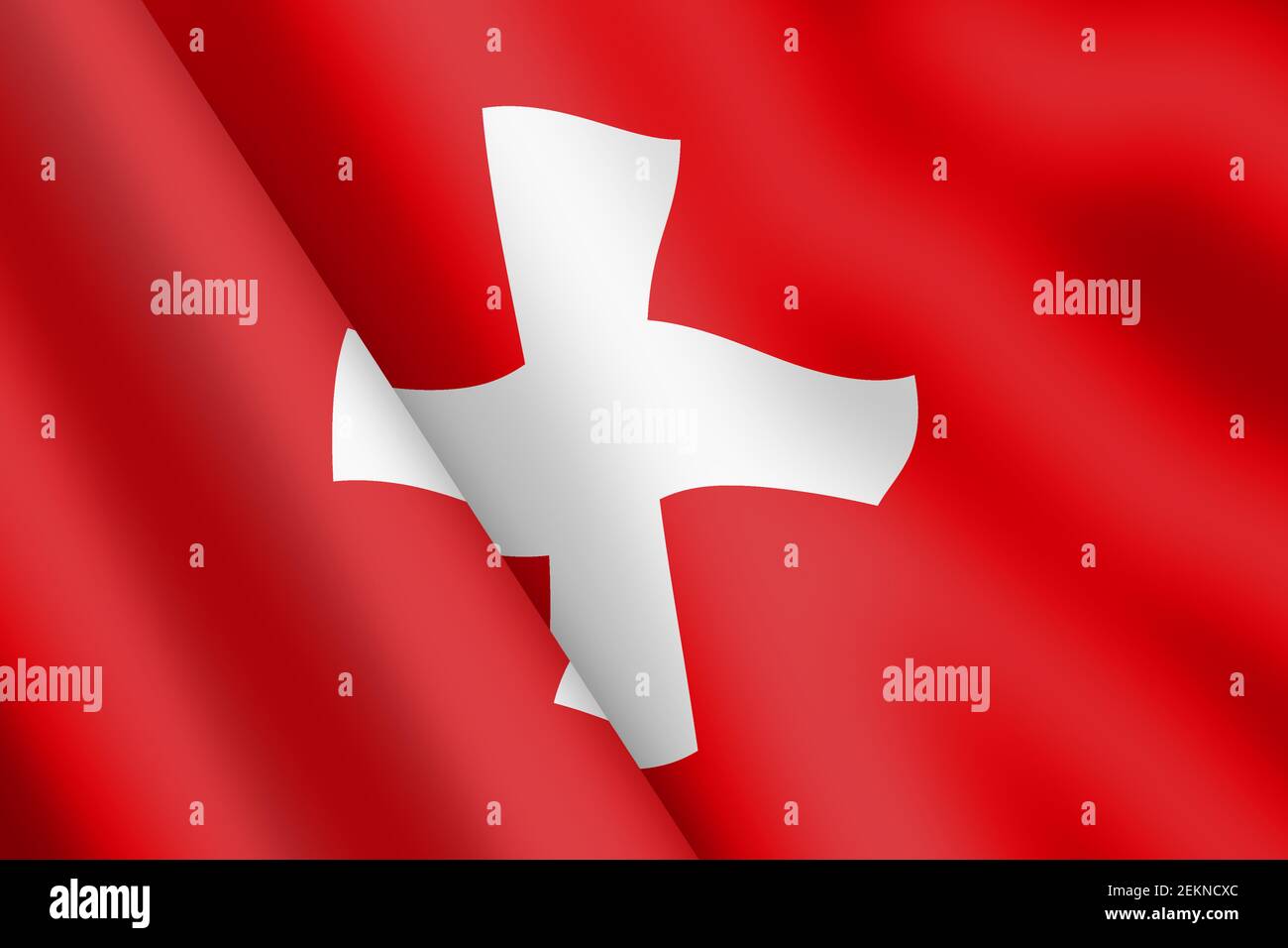 Flag of switzerland red flag hi-res stock photography and images - Alamy