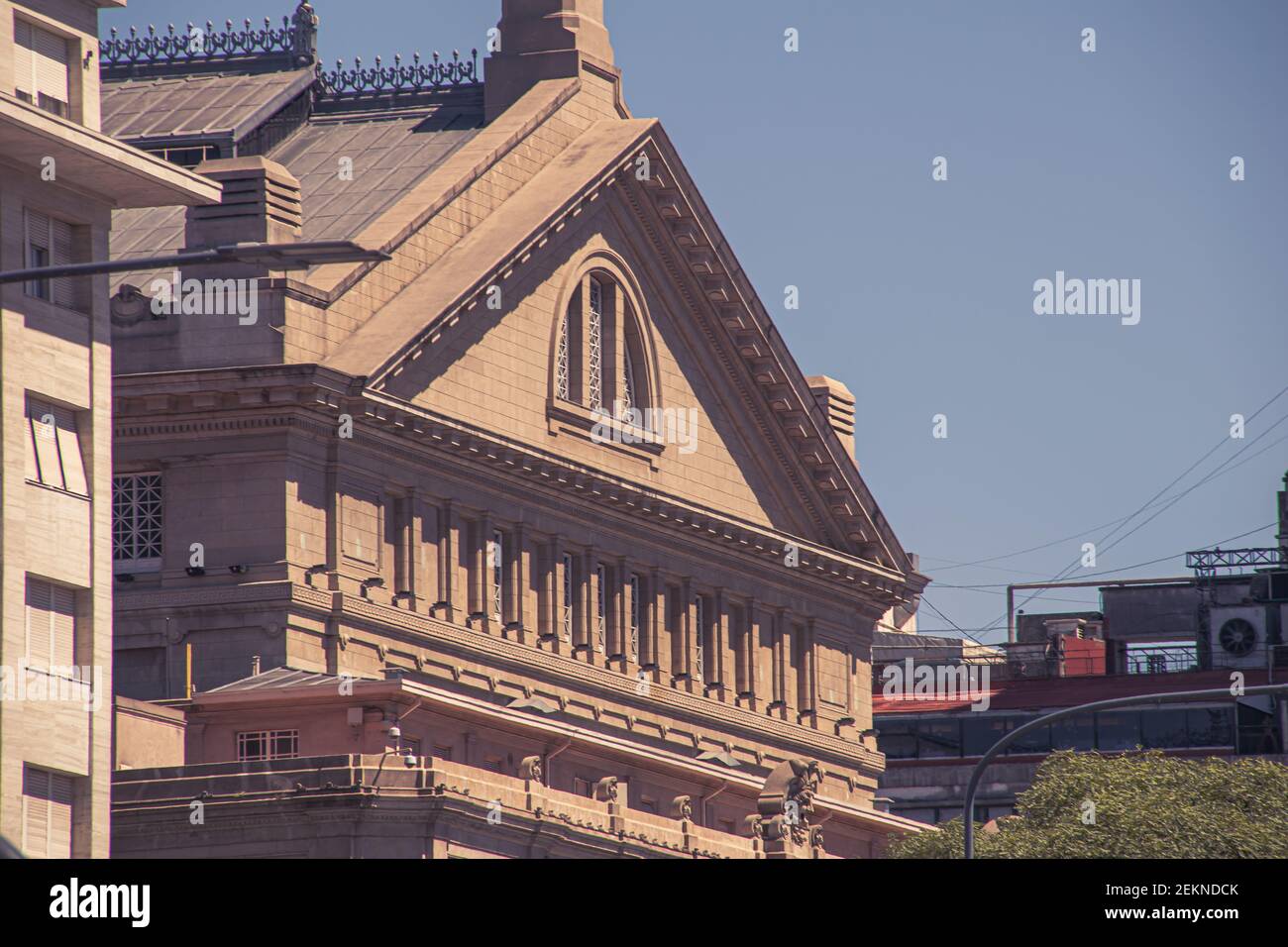 Street scene and architecture from Buenos Aires, Argentina. High ...