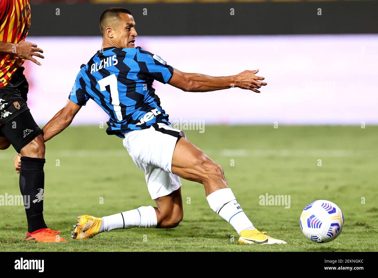 Alexis Sanchez of FC Internazionale in action during the Serie A ...