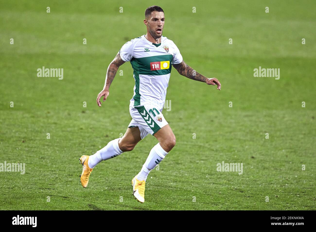 Jose Antonio Morente of Elche C.F during the La Liga match between SD ...