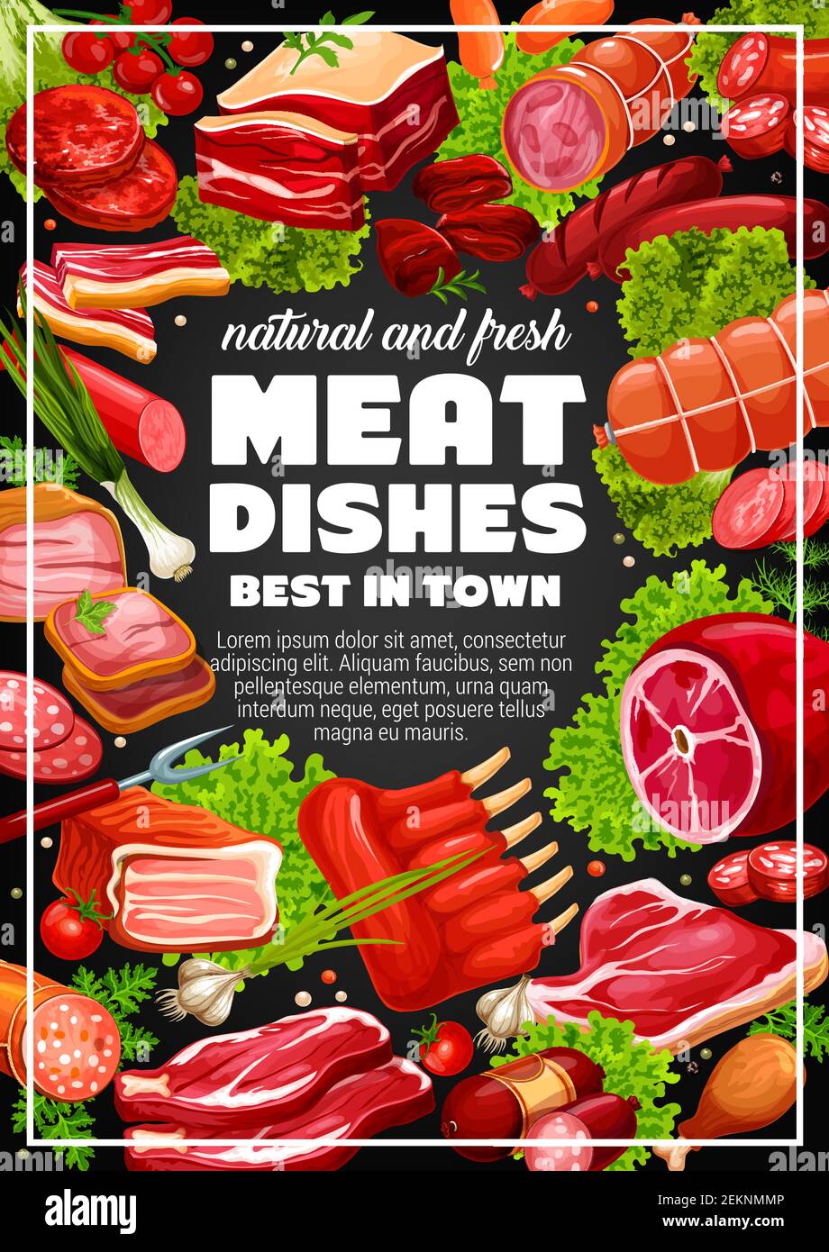 Lamb bacon Stock Vector Images - Alamy