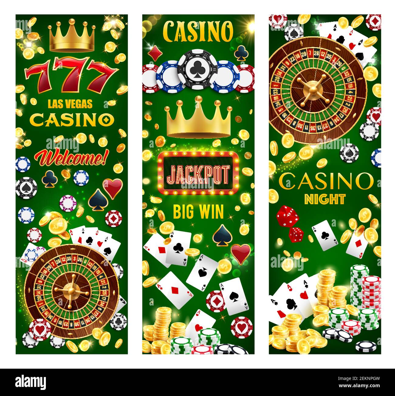 Crown bingo Cut Out Stock Images & Pictures - Alamy