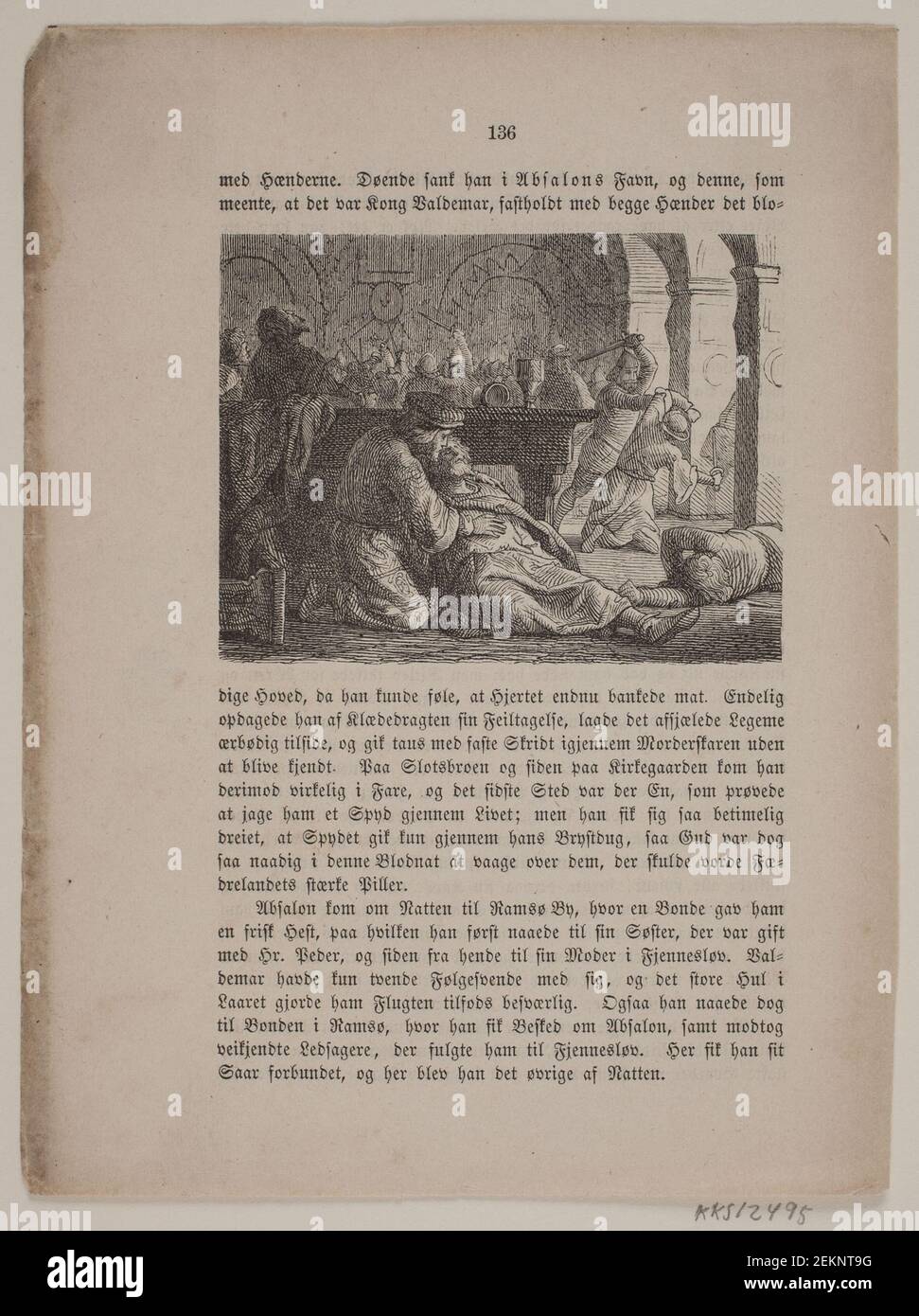 Lorenz Froelich (1820-1908), year 1157. Illustration for "Folk calendar ...