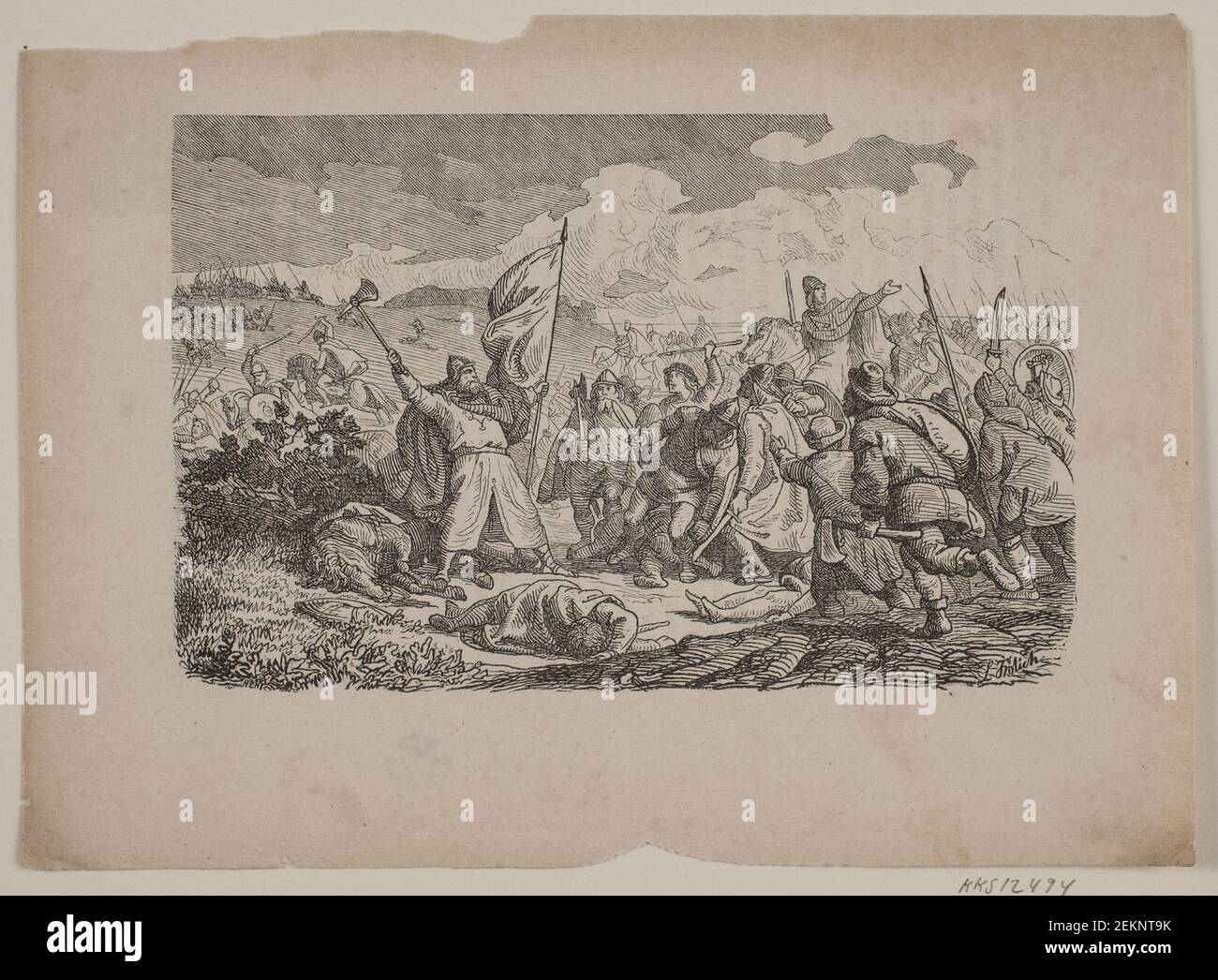 H.P. Hansen (1829-1899); Lorenz Froelich (1820-1908), year 1157 ...