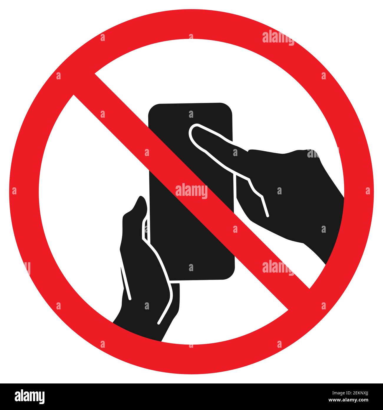 No social media symbol or sign for social media detox concept in vector ...