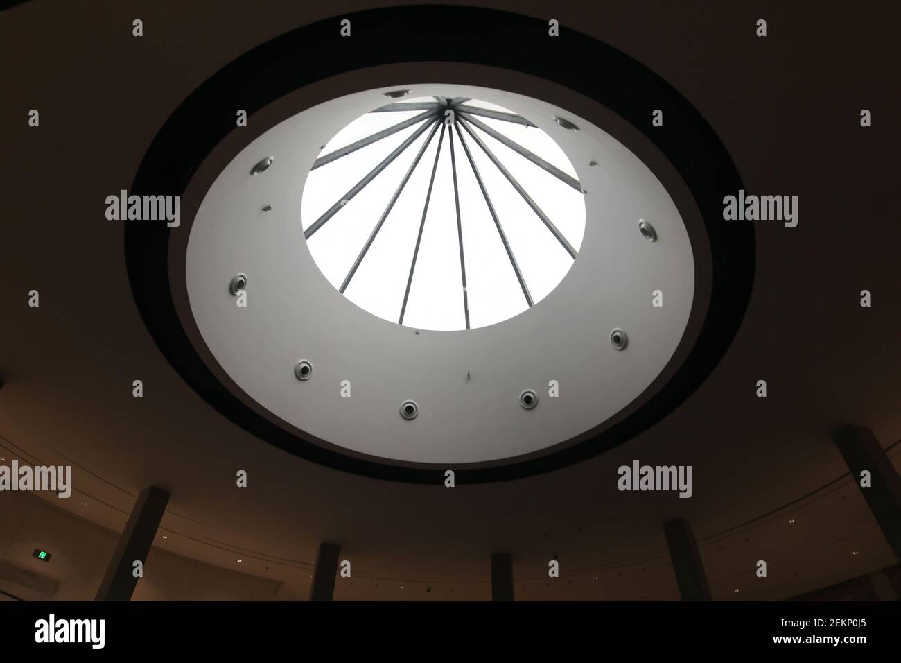 Inside view of the He Art Museum or HEM, a family established, non ...