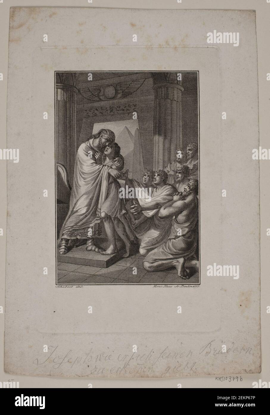 Meno Haas (1752-1833); Johann David Schubert (1761-1822), Joseph gives ...