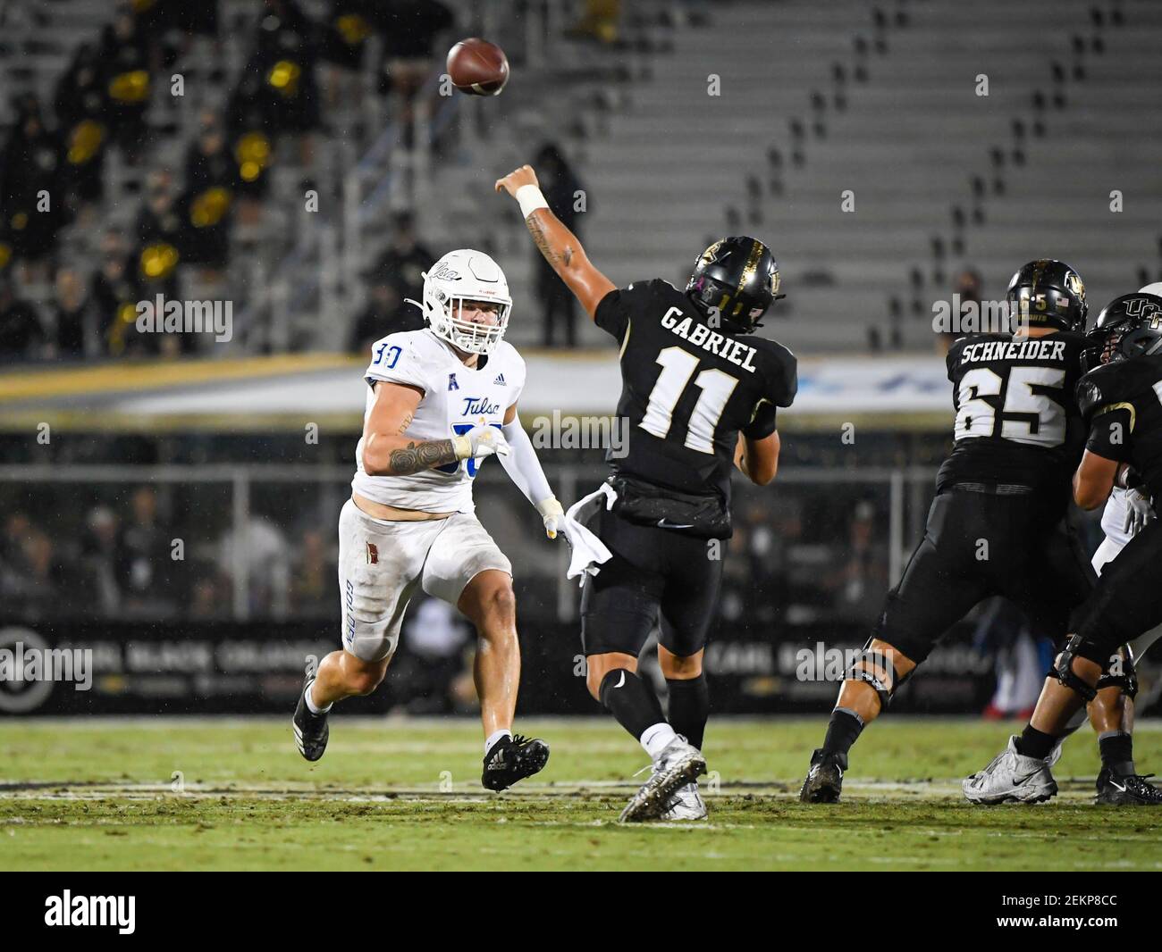 October 3, 2020 - Orlando, FL, U.S: UCF Knights quarterback Dillon ...