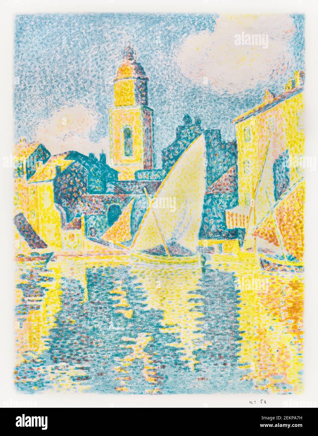The Port, Saint Tropez by Paul Signac Stock Photo - Alamy