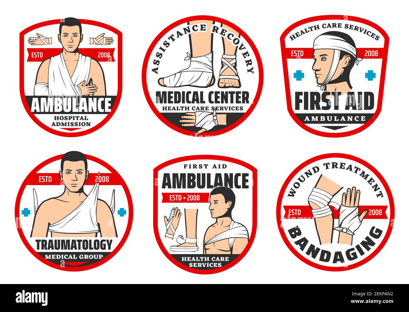 Emergency admission Stock Vector Images - Alamy