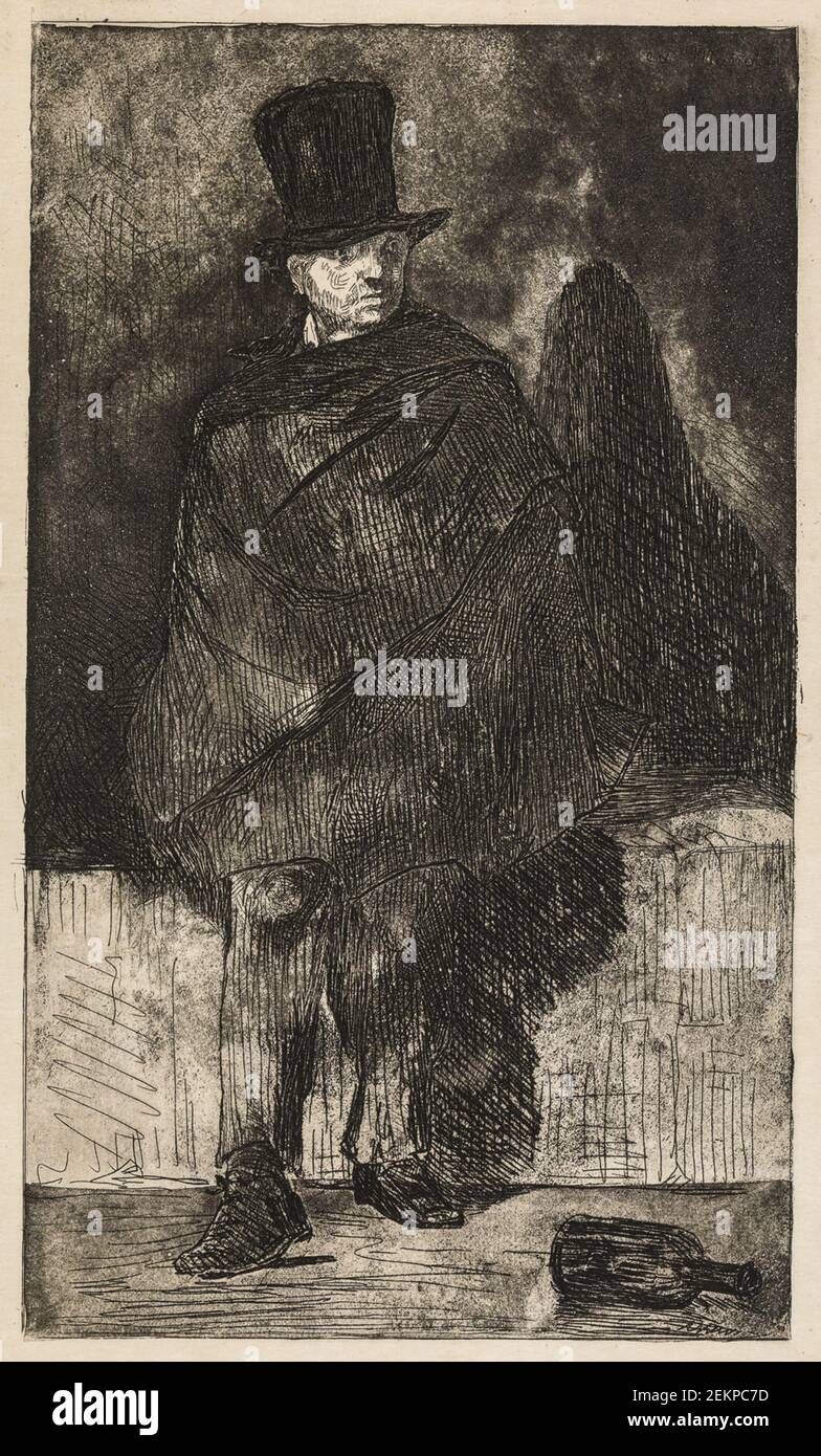 Edouard Manet (1832-1883), the absinthe drinker, 1867 - 1868 Stock ...