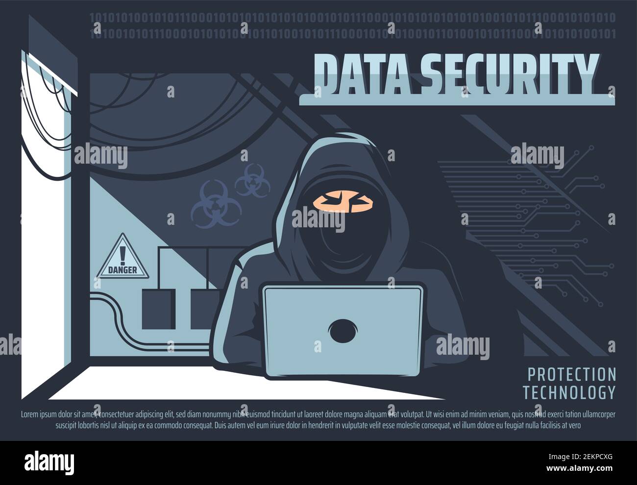 Hacker hide face working computer hi-res stock photography and images ...