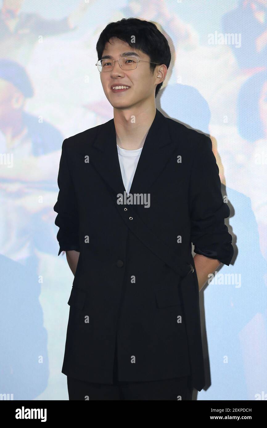Liu Haoran, Chinese actor, appears at the premiere of the movie "My People My Homeland" in ...